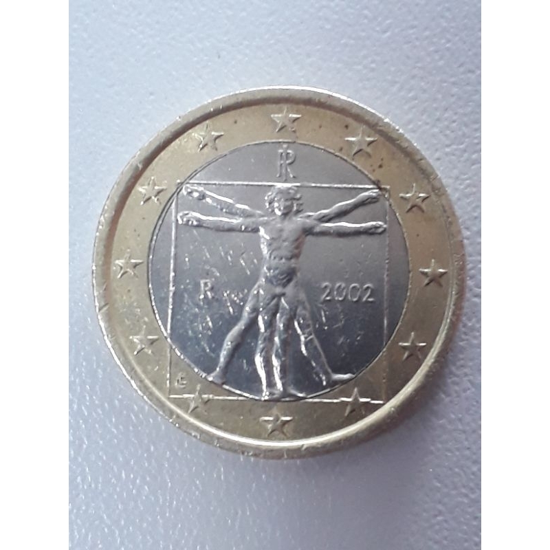 Moeda 1 euro italia ano 2002 lote 3738 | Shopee Brasil