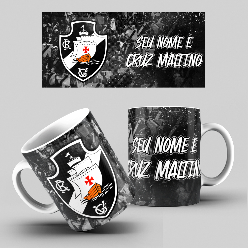 Caneca do Vasco Personalizada Com Seu Nome - Produtos Vasco Presente ...