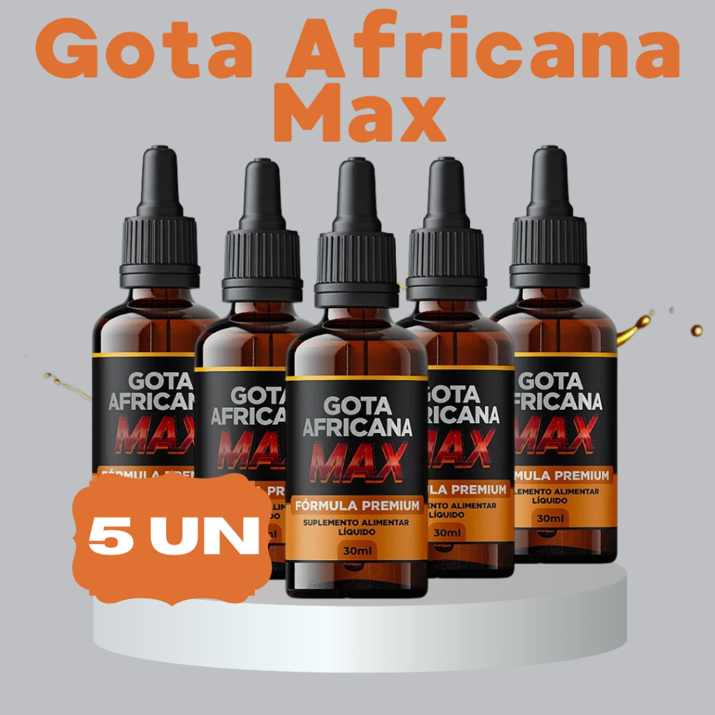 5 Gota africana max original 30ml ultra potente | Shopee Brasil