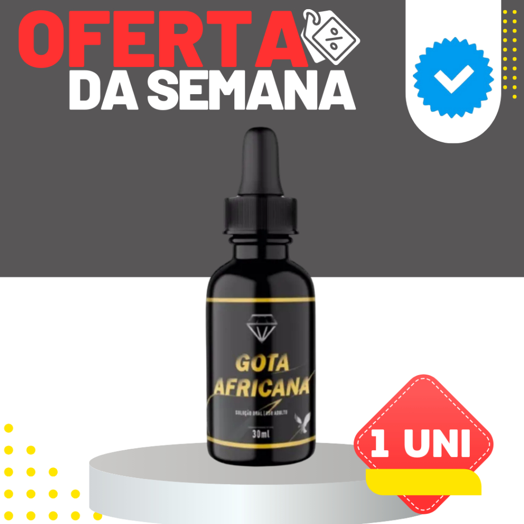 1 Gota Africana Original 30ml Super Potente | Shopee Brasil