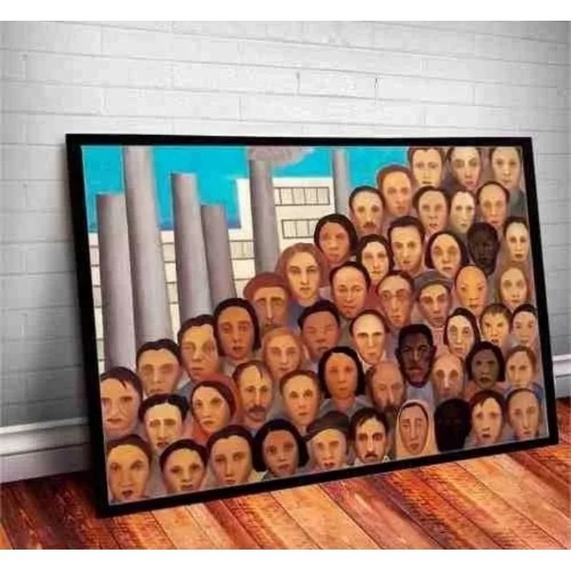 Quadro Decorativo 1 Peça 40x60 Obra Operários Tarsila Do Amaral ...