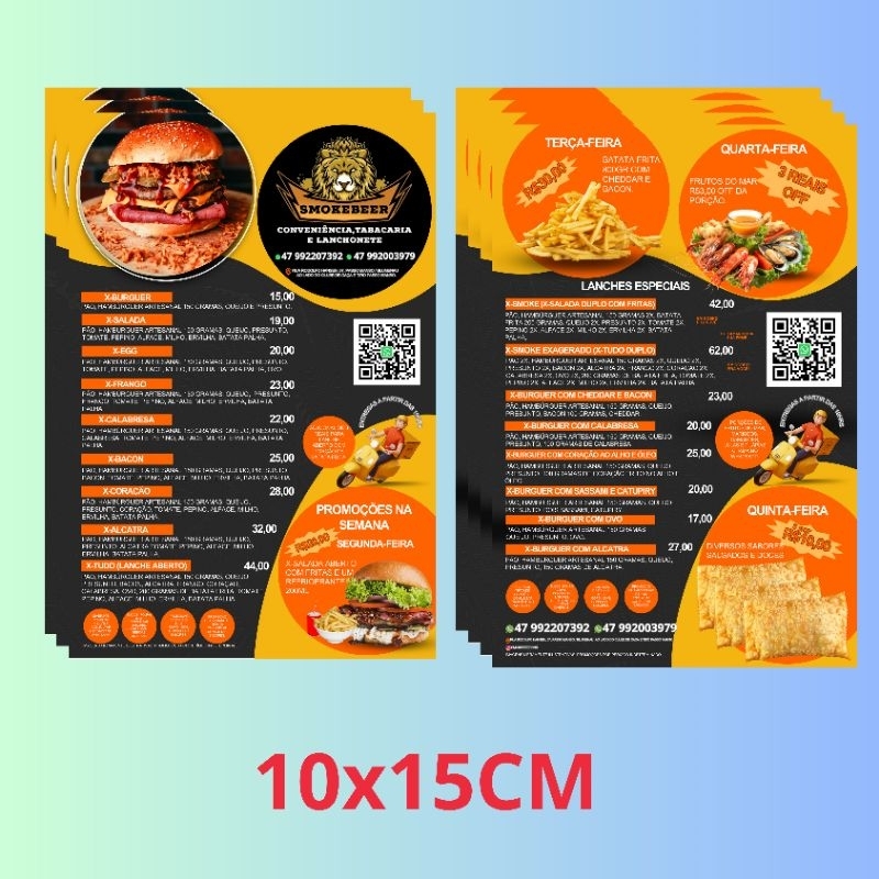 Panfleto Frente e Verso 10X15 cm (3000 und) | Shopee Brasil