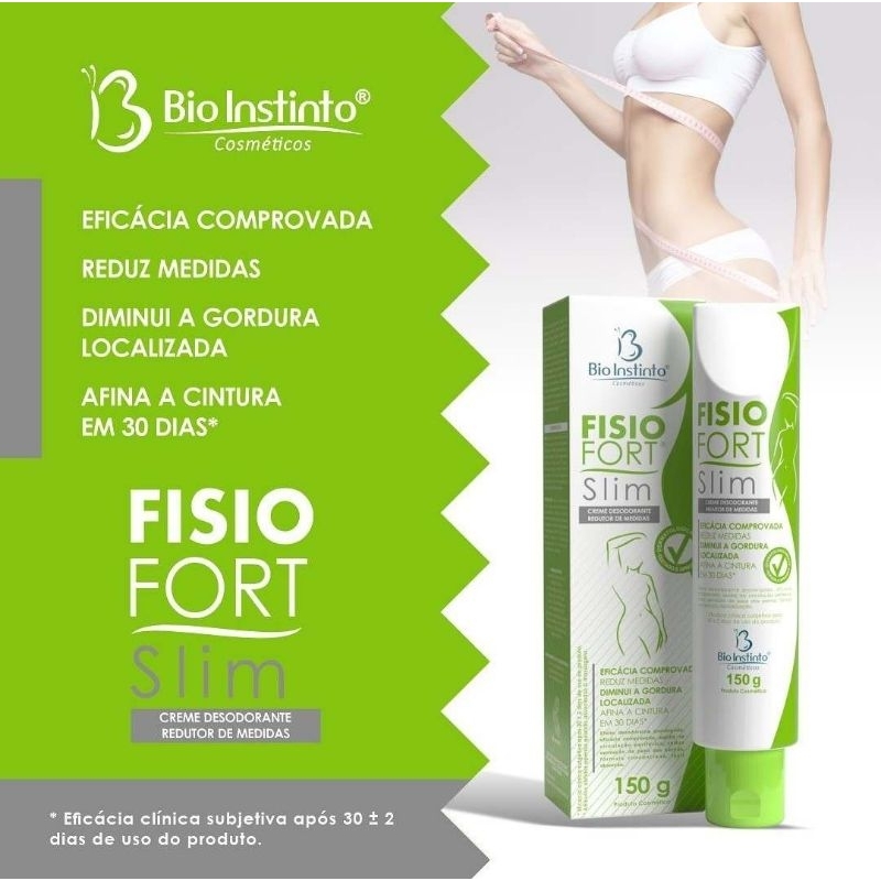 Gel Creme Redutor De Medidas Fisio Slim - Bio Instinto 150g | Shopee Brasil