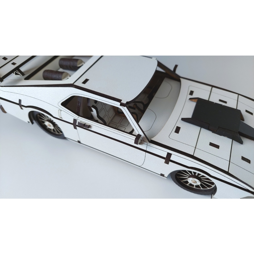 Miniatura Carro Mustang quebra-cabeça 3D em MDF | Shopee Brasil
