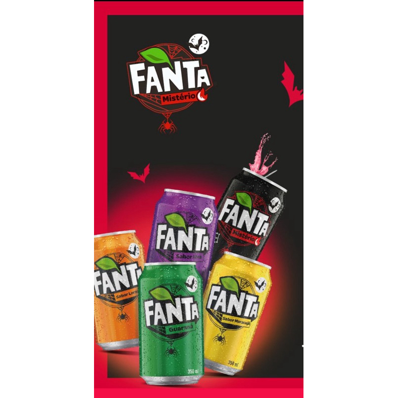 Kit Fanta Hallowen 5 latas para coleção | Shopee Brasil