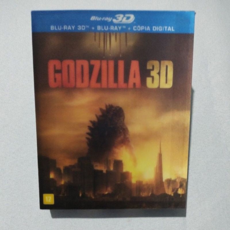 Godzilla 2D/3D Blu Ray usado dublado | Shopee Brasil