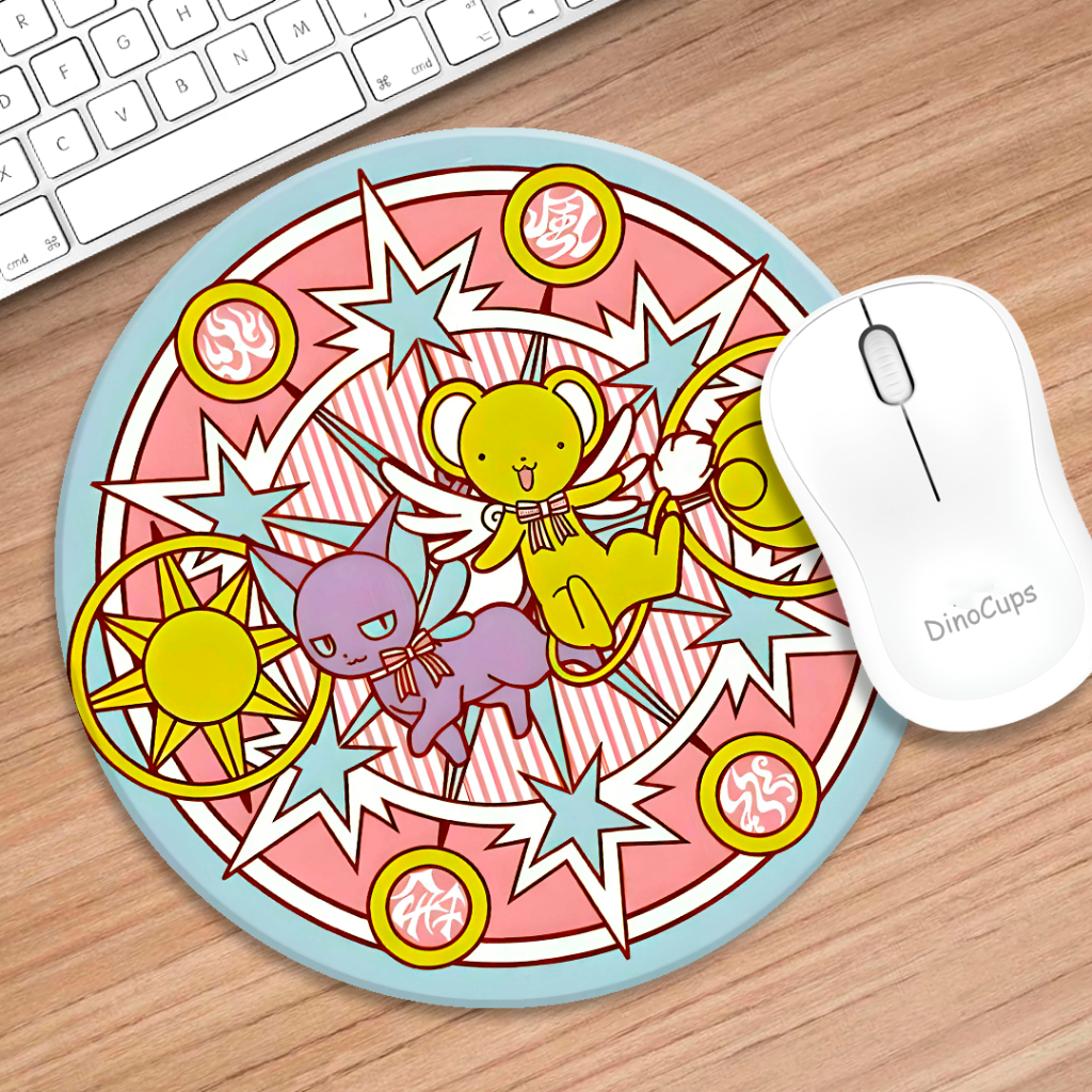 Mouse Pad Kerberos Sakura Card Captor Lindo Fofo Redondo | Shopee Brasil