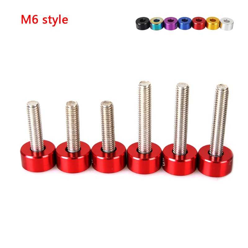 Kit 6 Parafusos E Arruelas Anodizadas Fender Washer Jdm M6 | Shopee Brasil