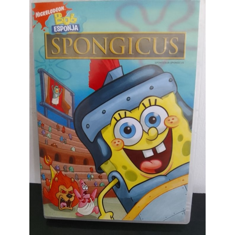 Dvd Bob Esponja Spongicus-Semi-novo | Shopee Brasil