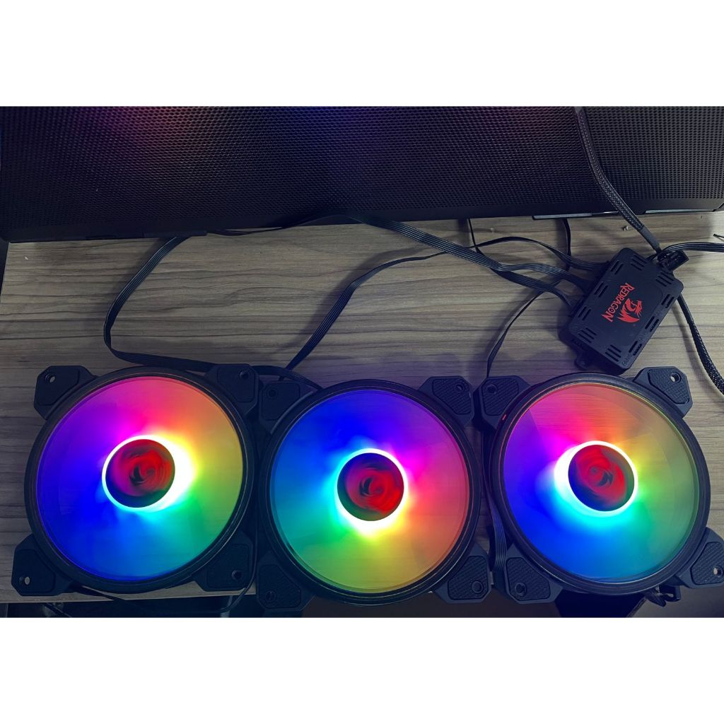 Kit de Fans Redragon F009 com Controle (Recondicionado) | Shopee Brasil