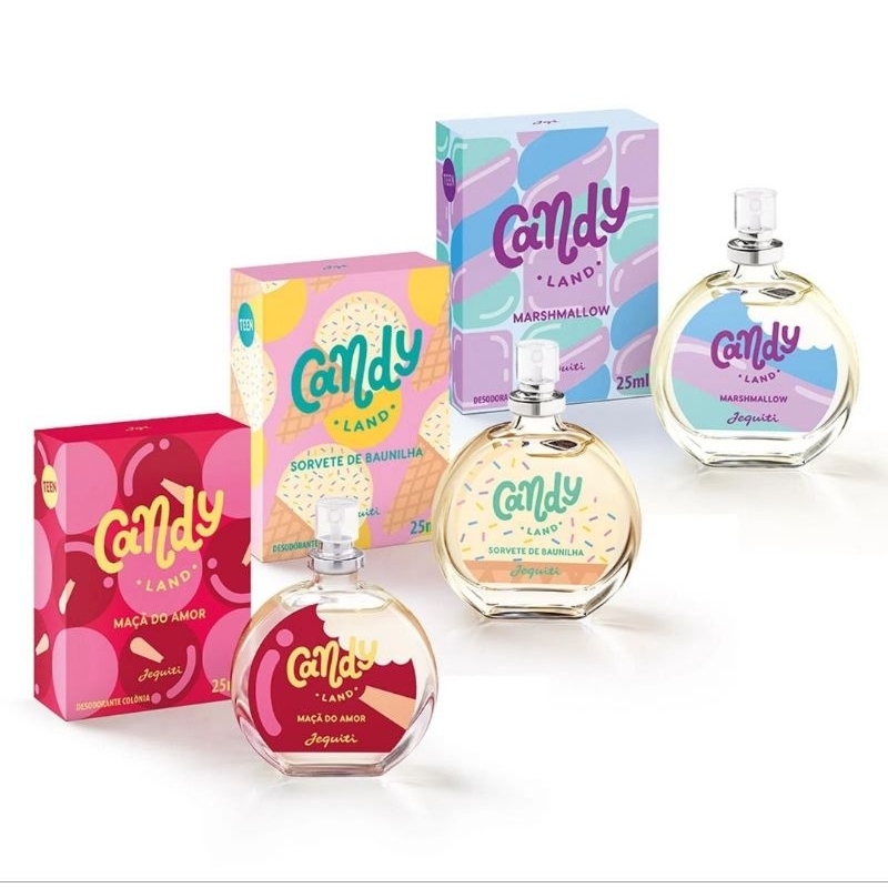 Linha Candy Land - mini fragrâncias 25ml | Shopee Brasil