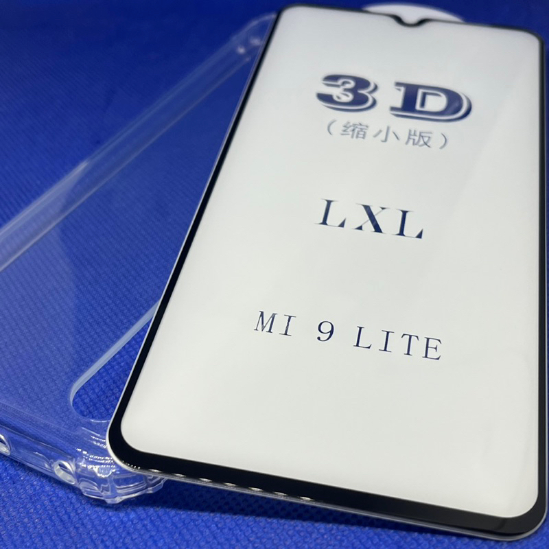Kit 2 em 1 - Xiaomi Mi 9 Lite - Película de Vidro 3D Frontal ( Protetor de Tela ) e Capa Capinha ...
