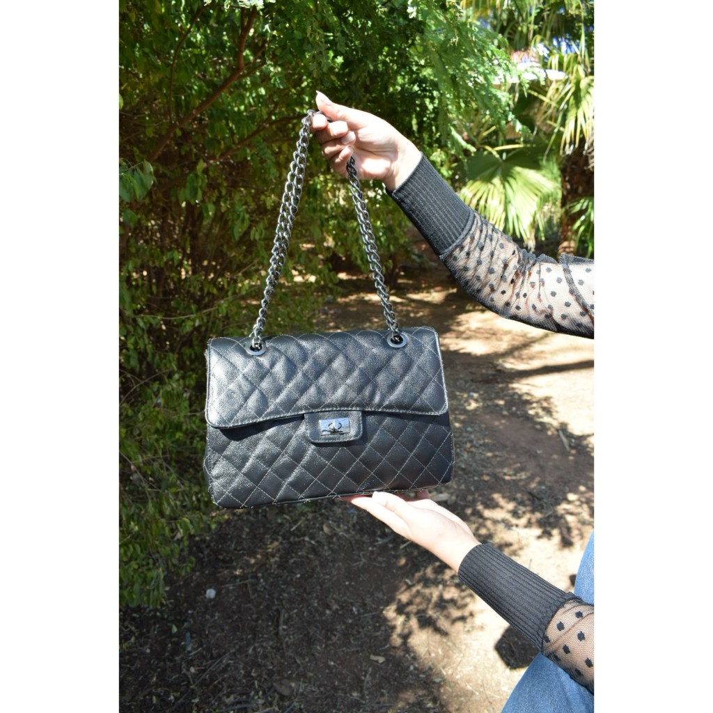 Bolsa Classic Matelasse Zarut Couro Legítimo | Shopee Brasil