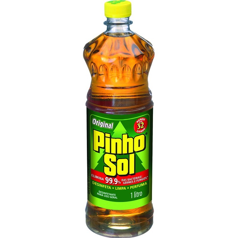 Desinfetante Pinho Sol Original - Kit c/6 unids de 1L cada(6 litros t ...
