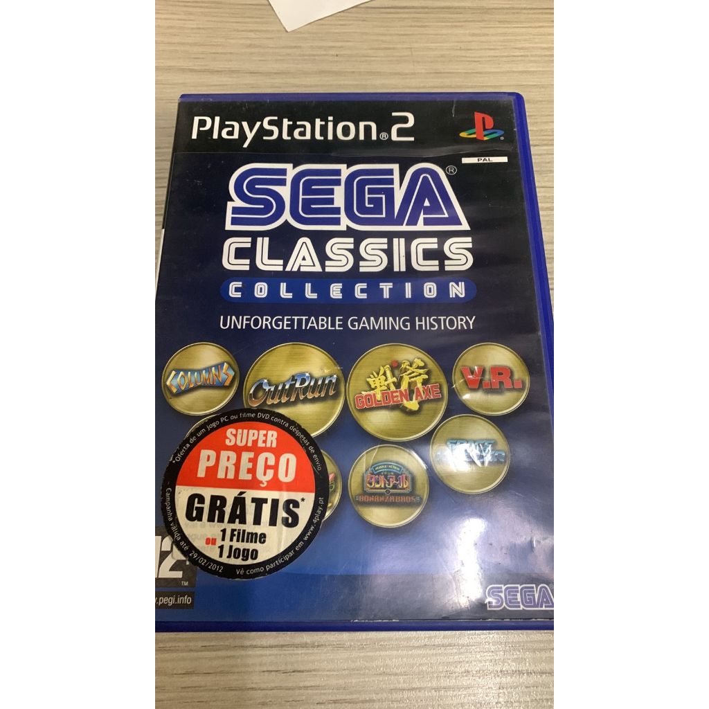 Jogo P2 original Sega Classics | Shopee Brasil