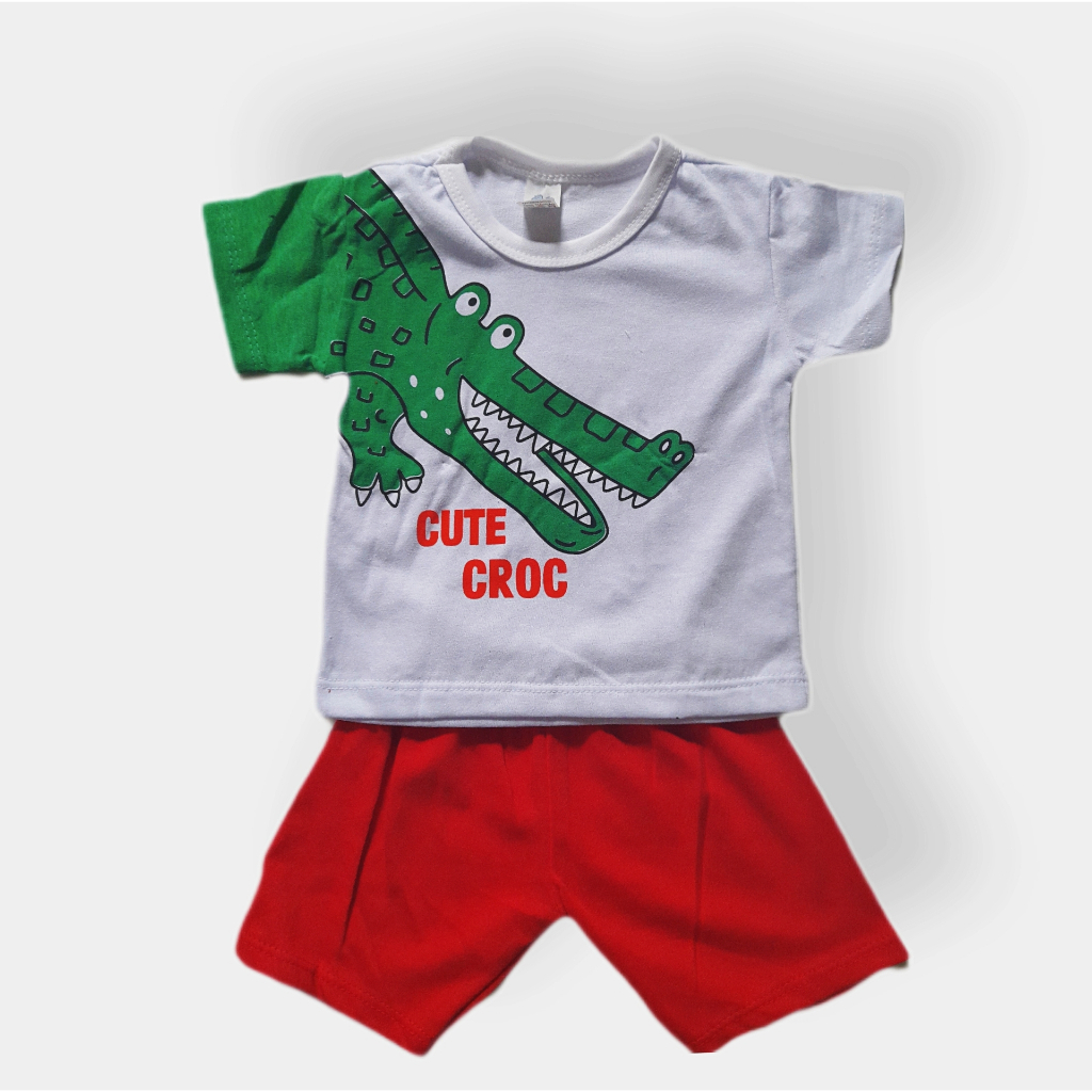 Conjunto jacaré masculino infantil bebê | Shopee Brasil