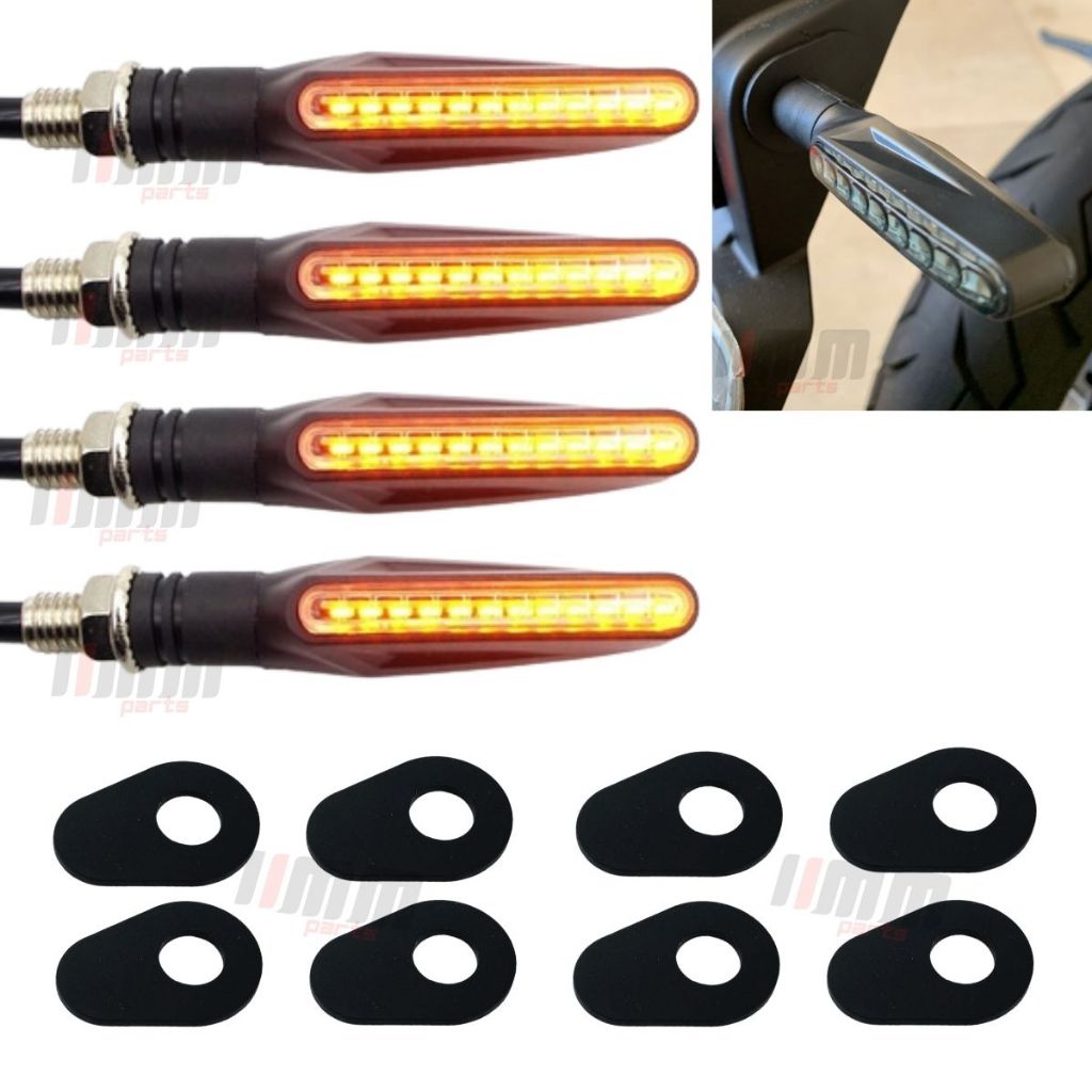 kit Setas Esportivas em Led SPEED 150 NEXT 250 300+ Adaptadores em aço ...