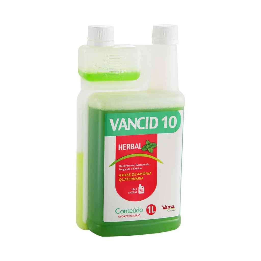 Desinfetante Vancid 10 Herbal Vansil 1 L | Shopee Brasil