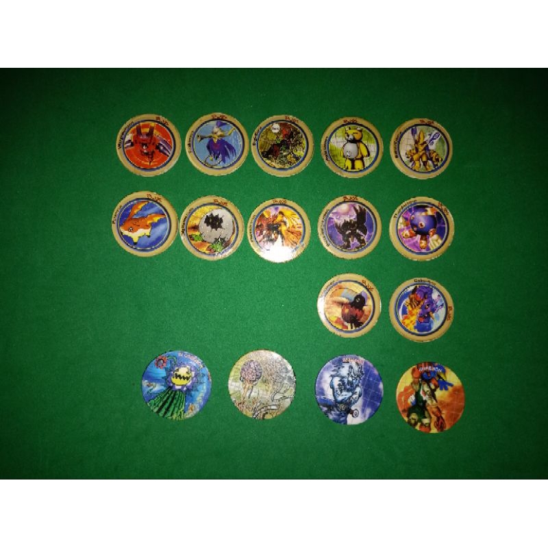 Coleção Tazos Digimon | Shopee Brasil