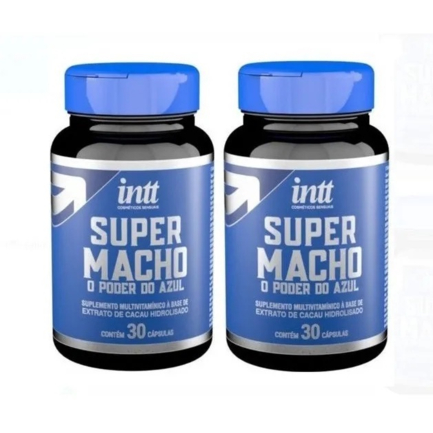 2 Unidades SUPER MACHO Suplemento Multi Vitamínico Masculino 60 ...