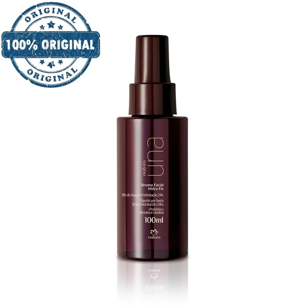 Natura Una Bruma Facial Hidratante Fixadora | 100 ml | Shopee Brasil