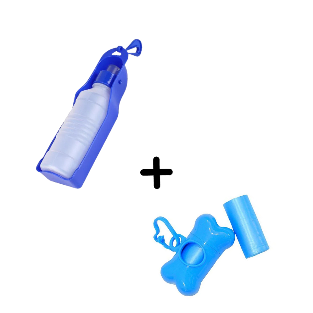 Garrafinha bebedouro portátil passeio pet cachorro NOTA FISCAL cães ...