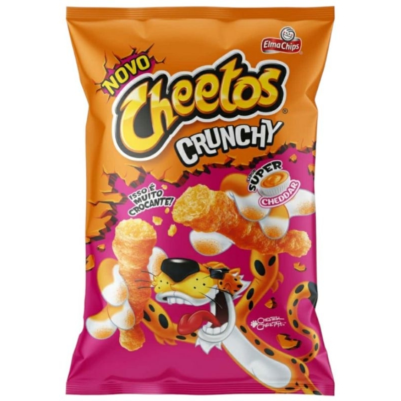 Novo Cheetos Crunchy Sabor Super Cheddar 48g | Shopee Brasil