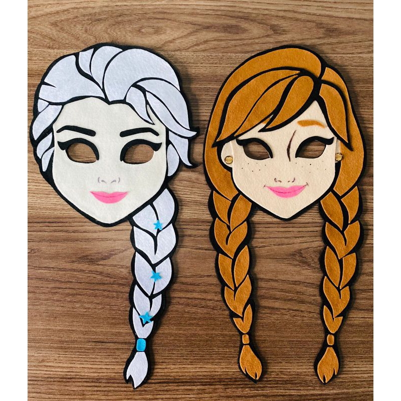 Máscara Frozen - Elsa e Anna | Shopee Brasil