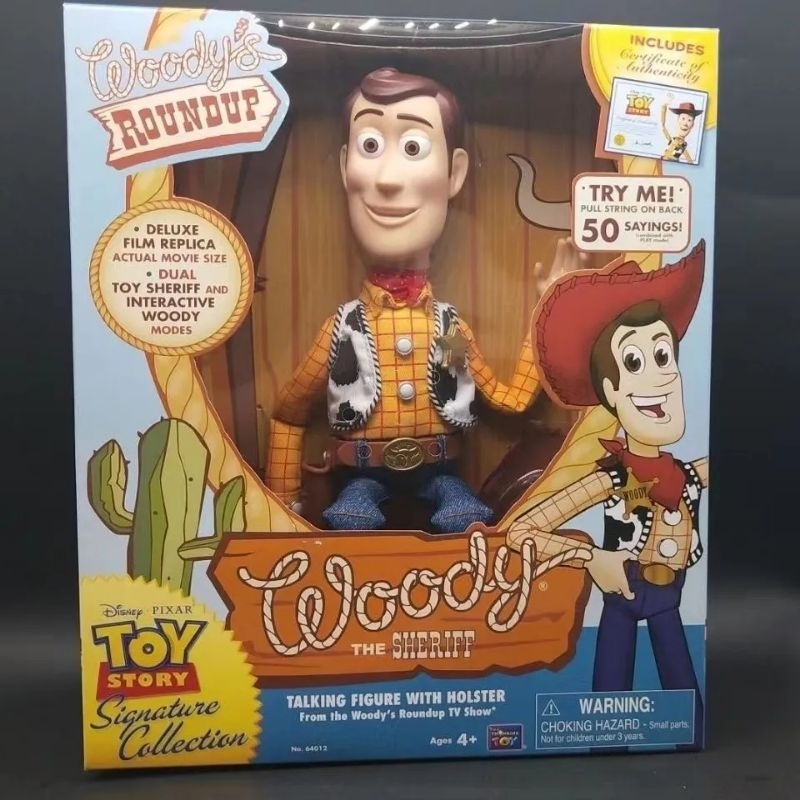 Boneco Woody Toy Story Signature Collection Disney Thinkway Toys ...