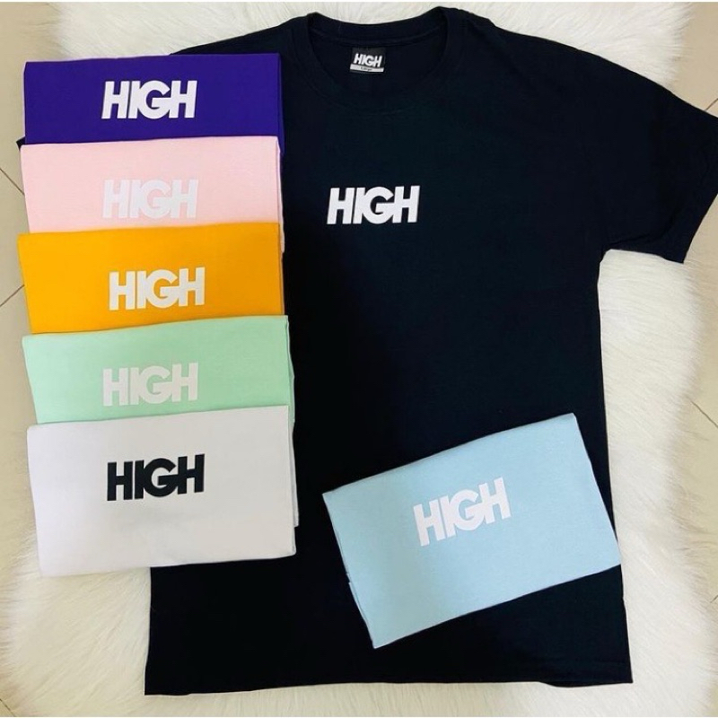 Camisa high masculina em POLIÉSTER estilo urbano camiseta de alta ...