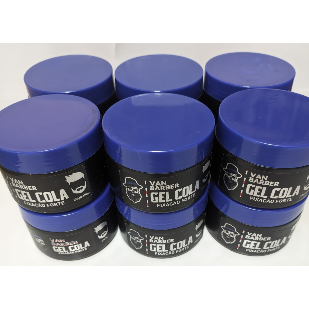 kit com 12 unidades de GEL COLA VAN BARBER - | Shopee Brasil