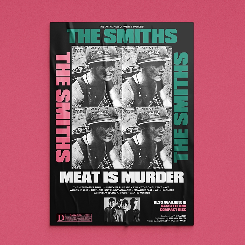 Poster The Smiths - Meat Is Murder / Tamanho A3 | Shopee Brasil