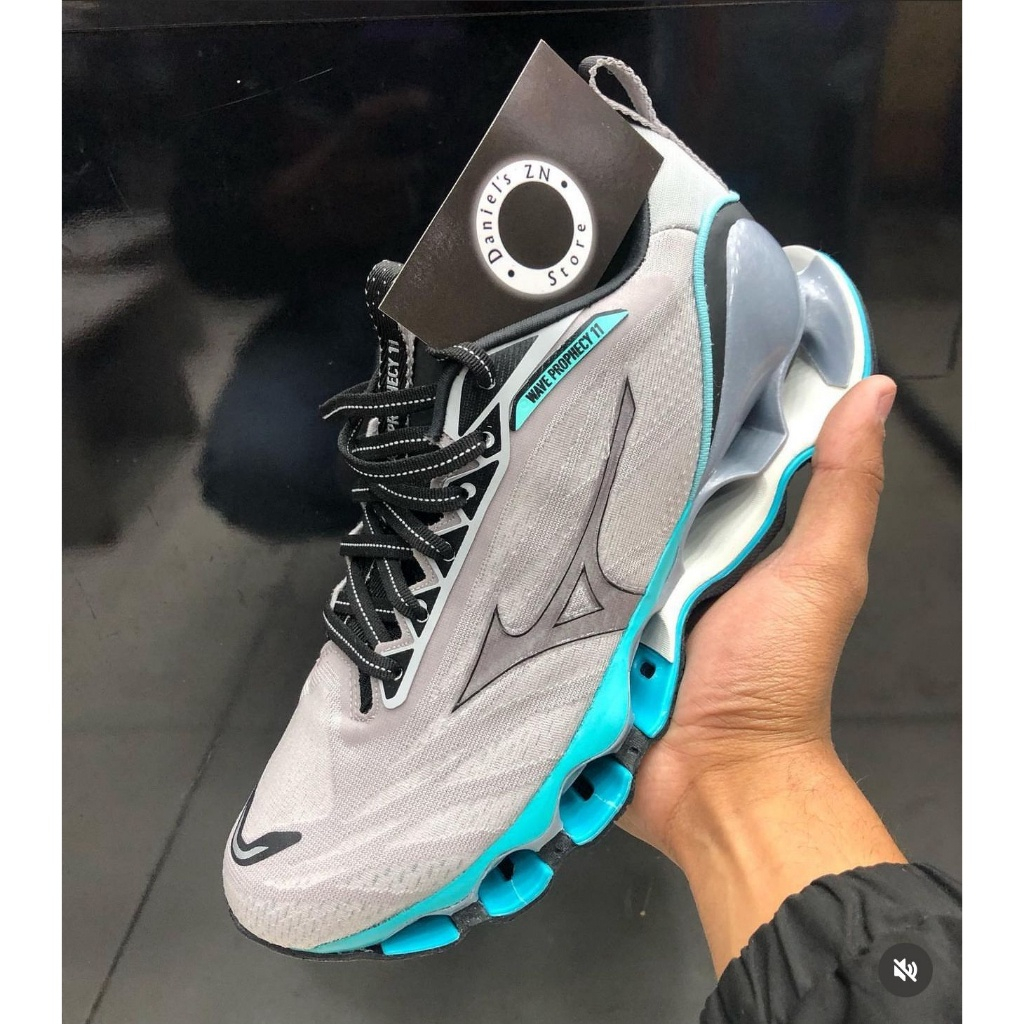 TENIS MIZUNO PRO 11 LANÇAMENTO EM OFERTA CINZA/AZUL | Shopee Brasil