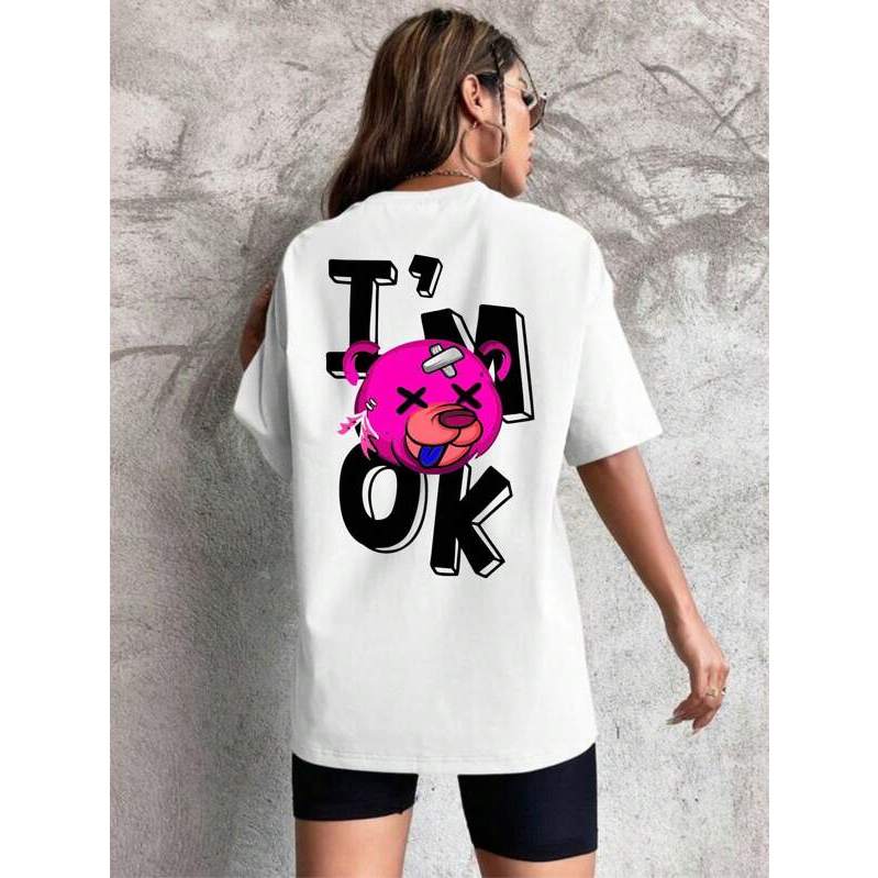 Camiseta Tshirt Urso Pink Moda Feminina | Shopee Brasil