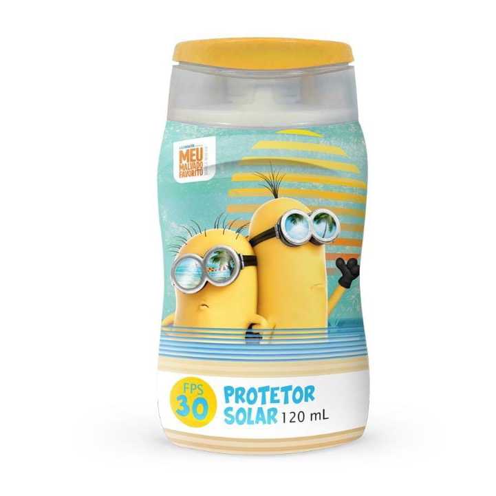PROTETOR SOLAR FPS 30 KIDS MINIONS 125mL | Shopee Brasil