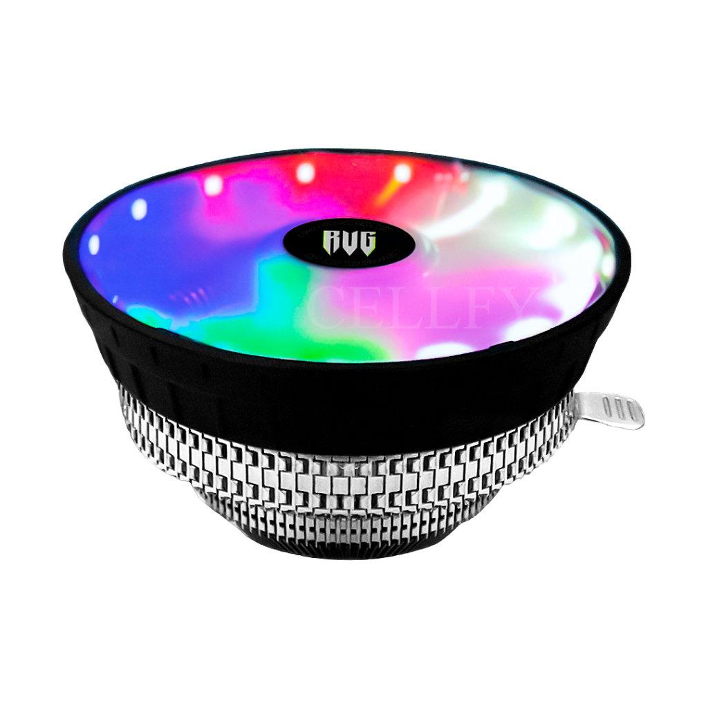 Cooler P/ Processador LED Colorido Silencioso Pc Gamer | Shopee Brasil