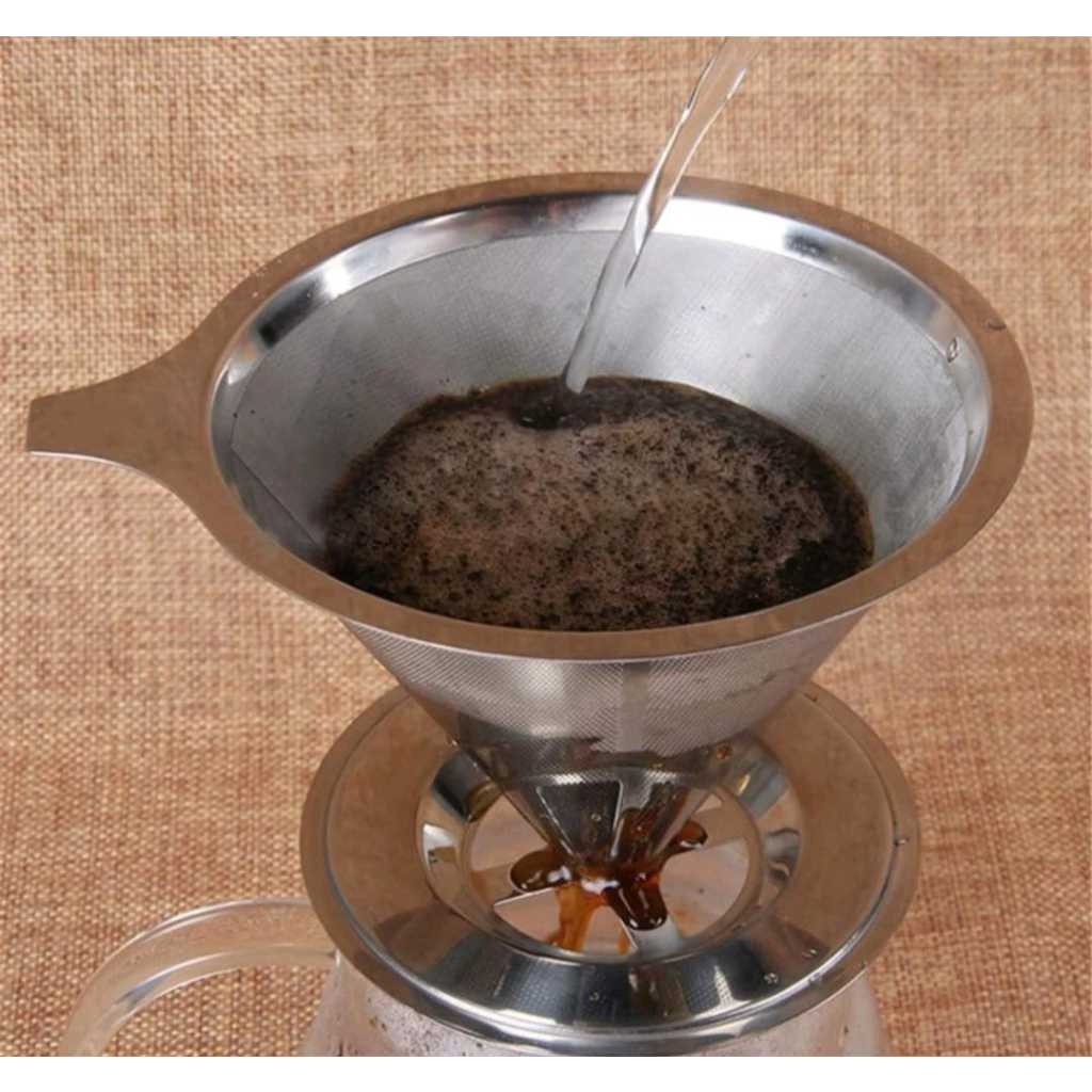 Coador Filtro Café Aço Inox Pequeno/Grande Reutilizável Ecológico ...