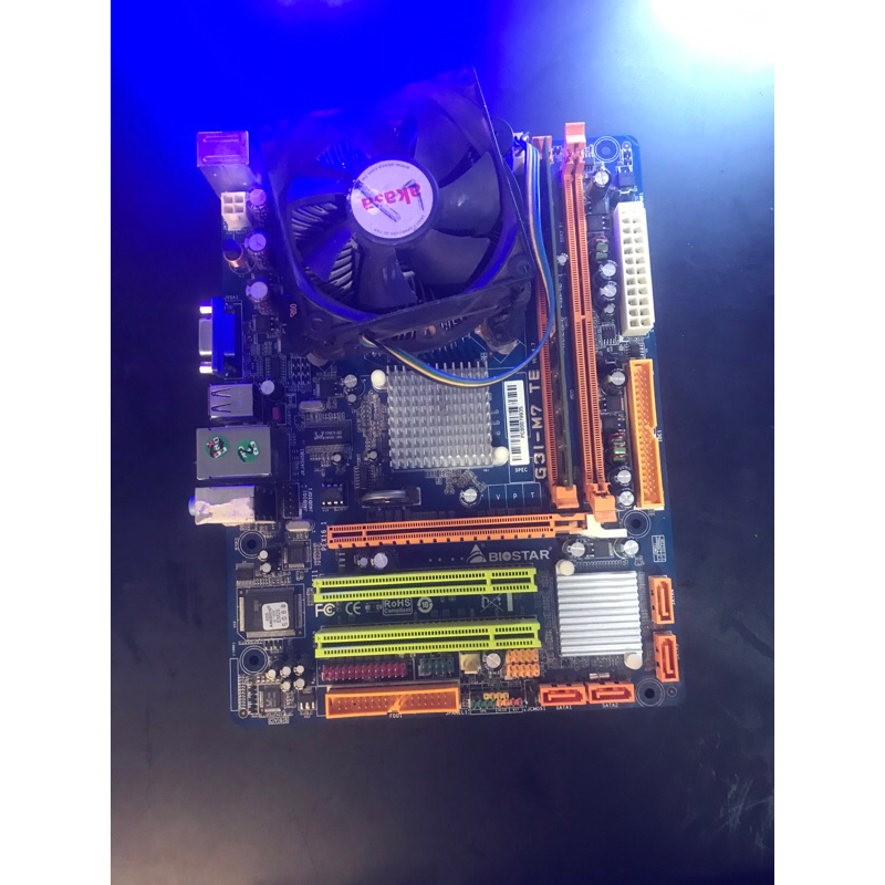 kit Biostar G31-M7 TE motherboard Socket 775 DDR2 Intel G31 100% ...
