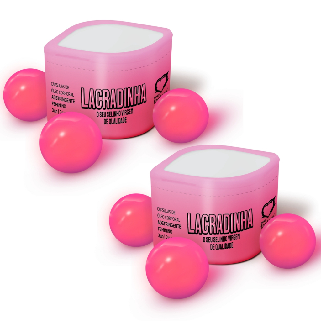 kit duas unidades LACRADINHA Sempre Virgem Gel Adstringente bolinha | Shopee Brasil