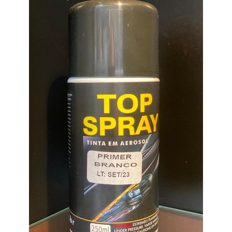 SPRAY PRIMER BRANCO LACA NITRO 250ml TOP SPRAY | Shopee Brasil