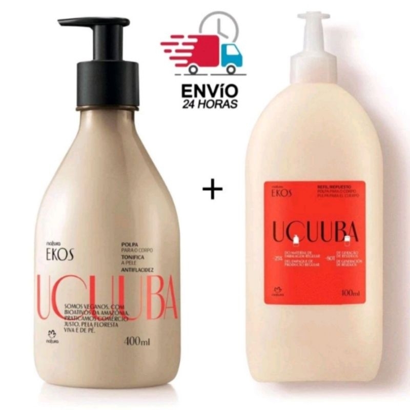 Natura Ekos Ucuuba Creme Hidratante Corporal Firmador 400ml + Refil ...