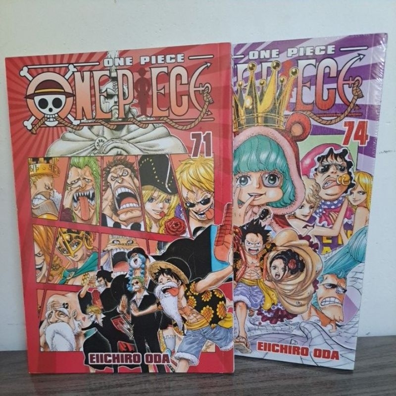 One Piece - vol. 71 e 74 juntos ( 74 lacrado) | Shopee Brasil