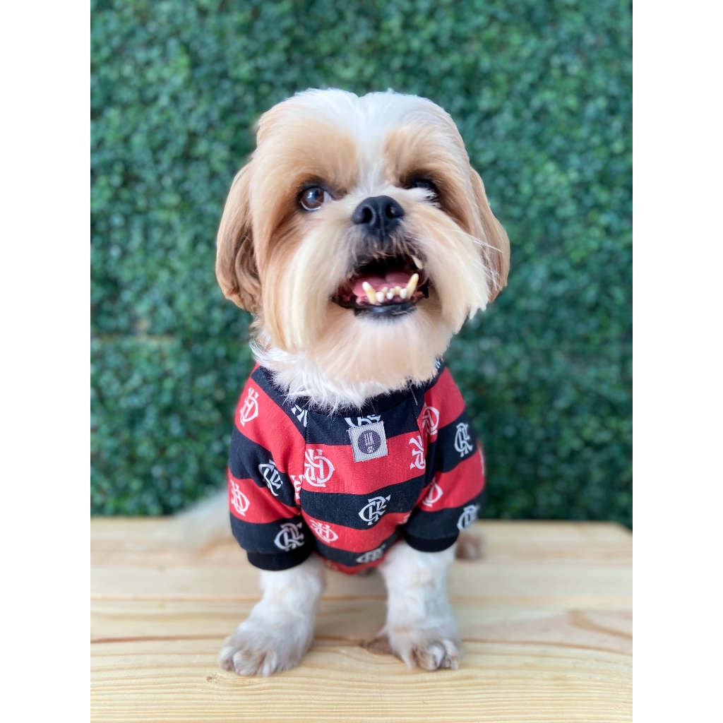 Camiseta Flamengo para Cachorro - Lolóka Pet | Shopee Brasil