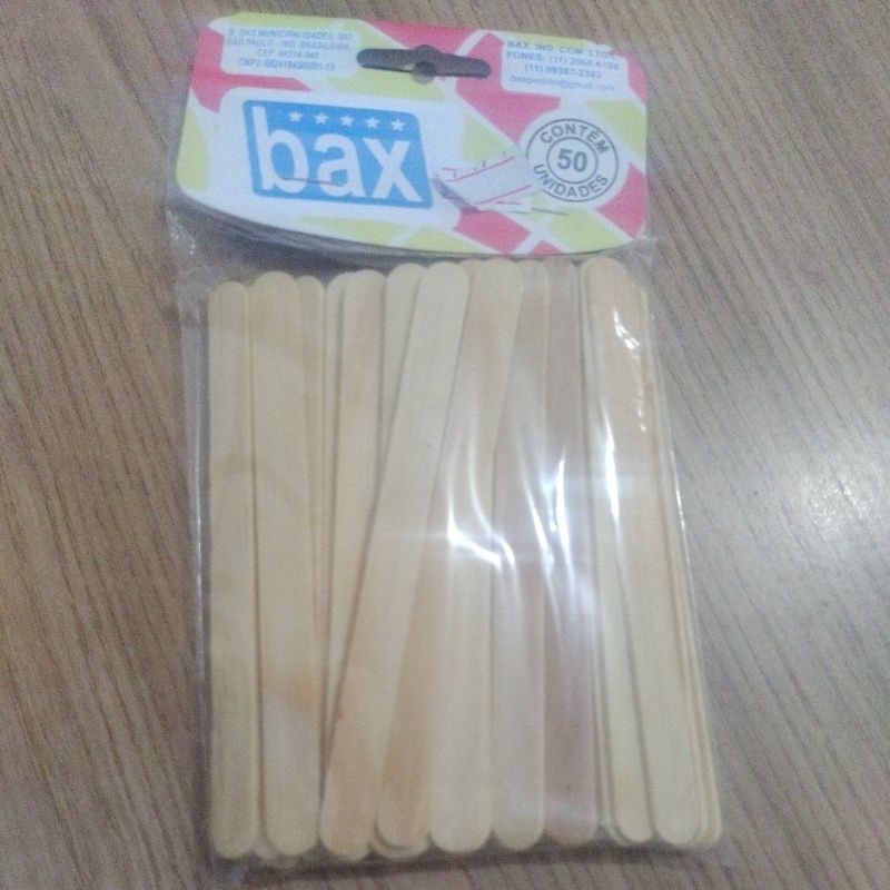 palito de sorvete picolé pacote com 50 unidades | Shopee Brasil