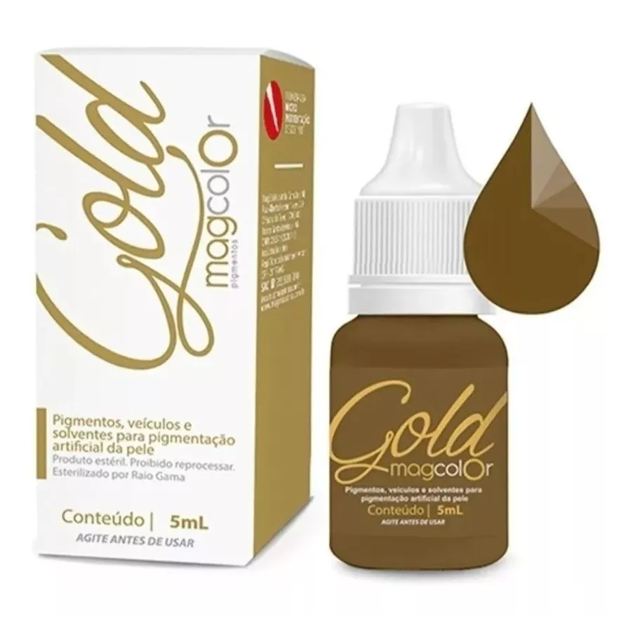 Pigmento Mag Color Gold 5ml | Shopee Brasil