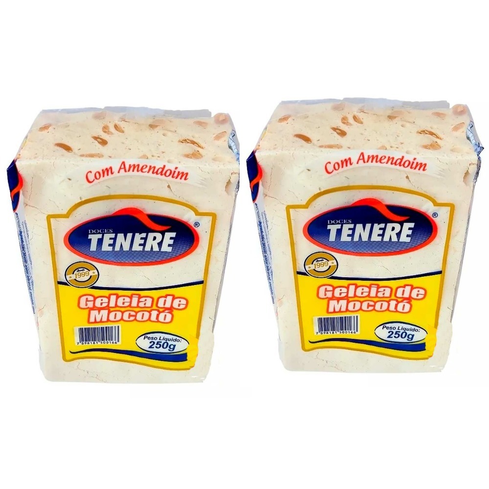 Kit com 2 Geleia de Mocotó com Amendoim 250g - Doces Tenere | Shopee Brasil