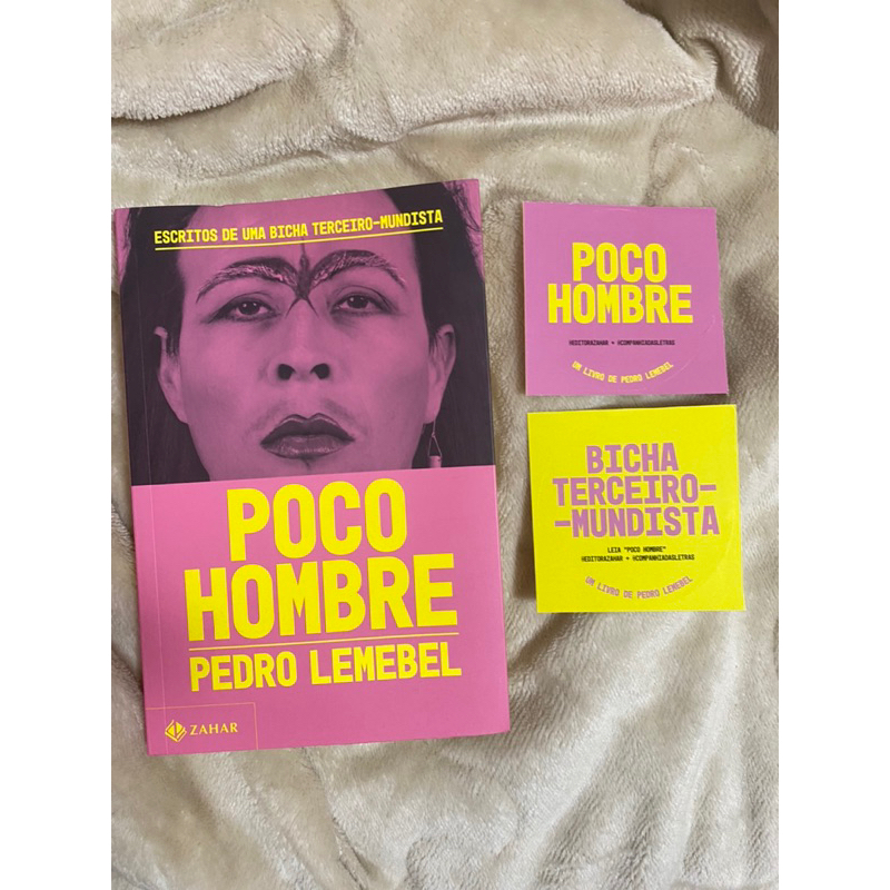 Livro Poco Hombre - Pedro Lemembel. Acompanha brindes. (Usado ...