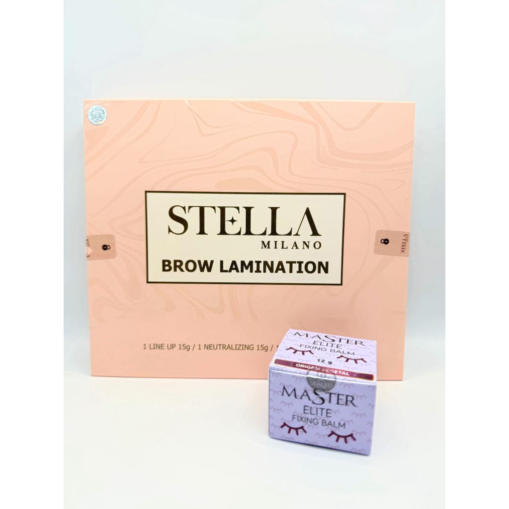 Kit Stella Milano + Fixing Balm Master Lash lifting Cilios | Shopee Brasil