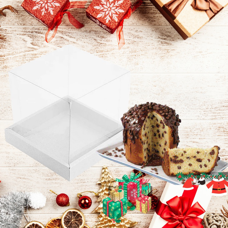Caixa box para panetone/chocotone e também Bento cake. Pacote com 5 ...