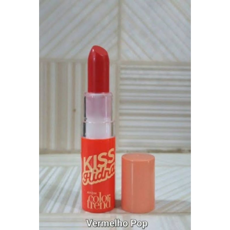 Batom Avon Color Trend Kiss Hidra Vermelho Pop 3,6G | Shopee Brasil